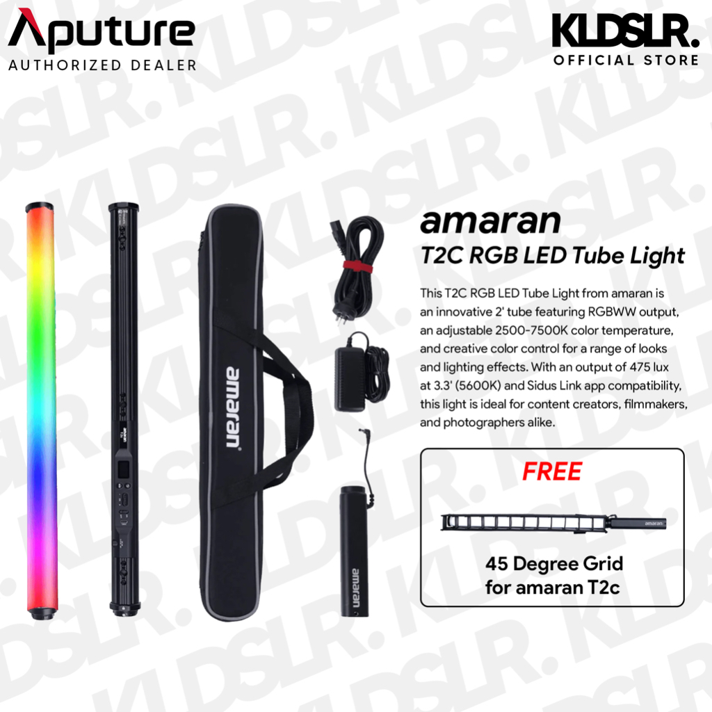 Aputure amaran PT1c / PT2c / PT4c / MT Pro / T2c / T4c RGBWW LED Tube ...