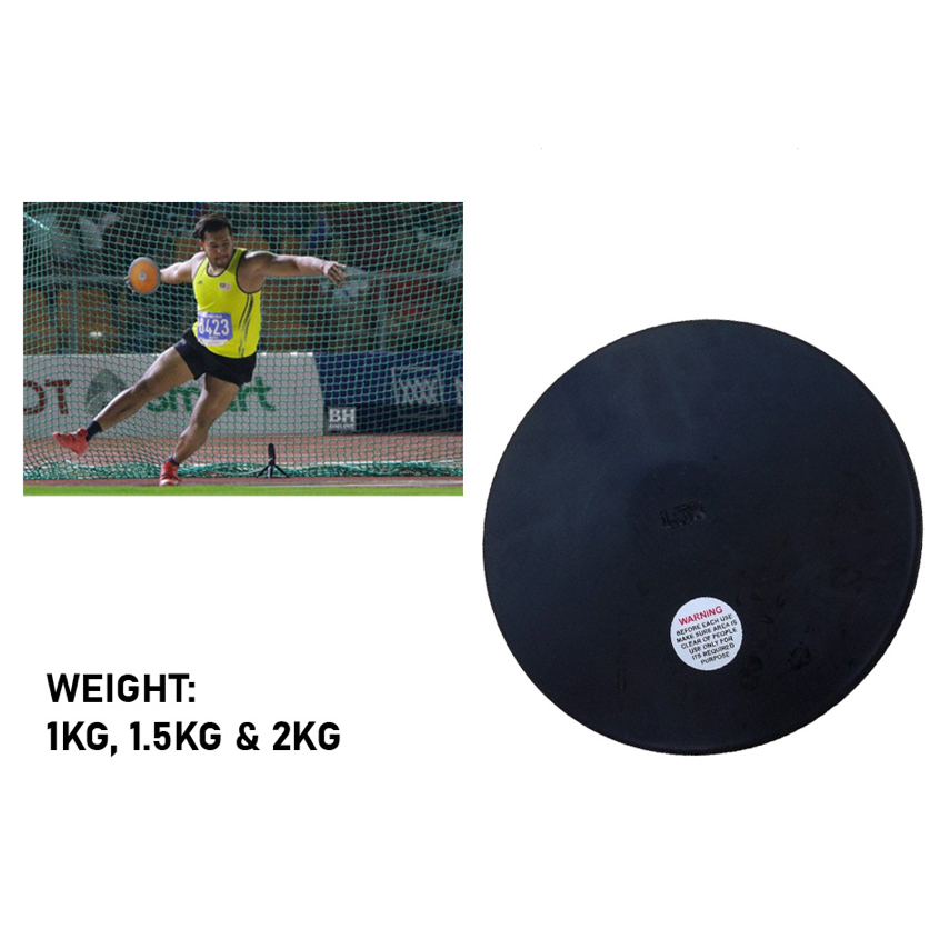 Premium Quality Rubber Discus 500g/ 1kg / 1.5kg / 2kg (Lempar Cakera ...