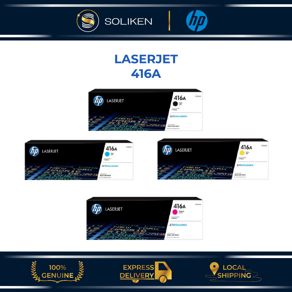 [ORIGINAL] HP 416a Original LaserJet Toner Cartridge(W2040A W2041A ...