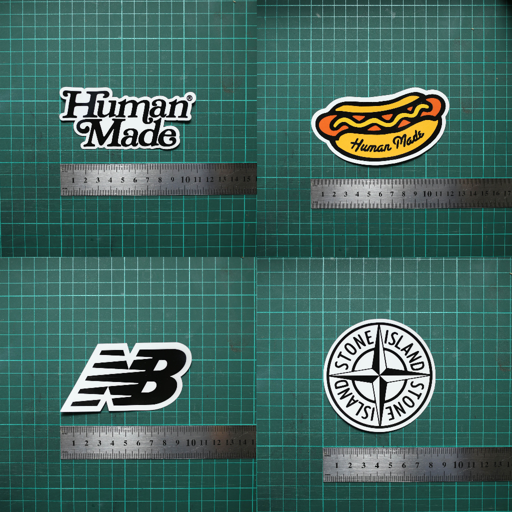 Sticker ( Human Made, New Balance, Stone Island ) | Shopee Malaysia