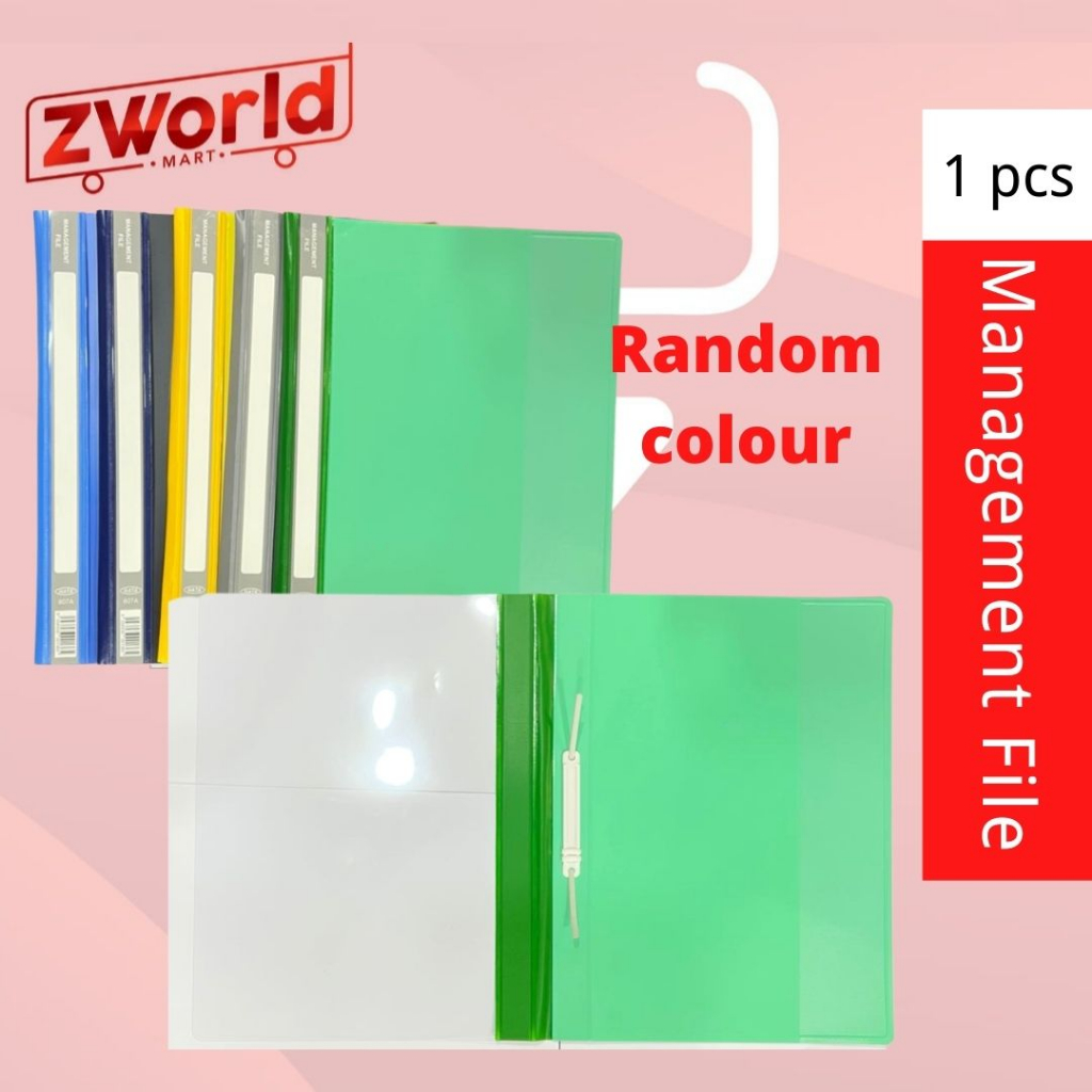 HATA A4 Management File 807A Random colour ( 1pcs ) | Shopee Malaysia