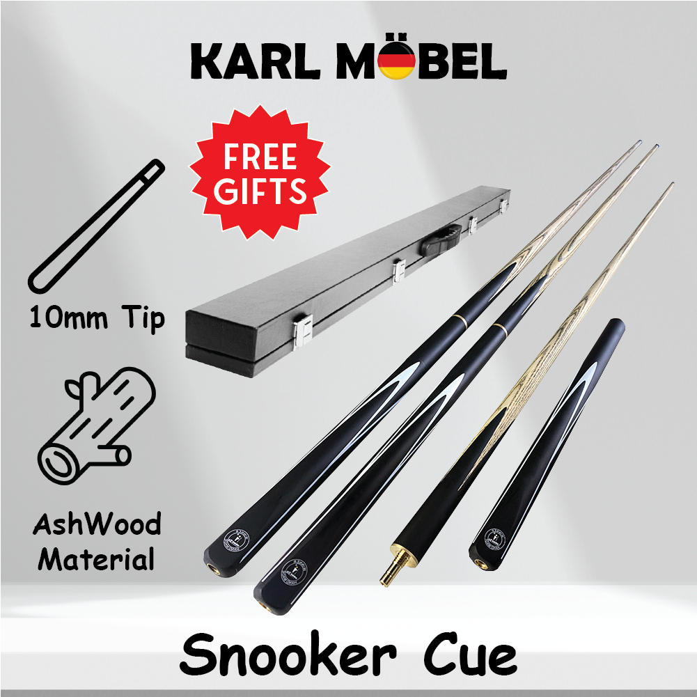 Snooker Cue Pool Cue Billiard Cue Handmade 145cm Cue Box Case and ...