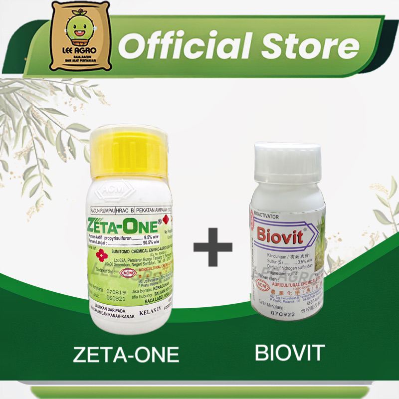[Free Biovit 100ml] ACM Zeta-one (200ml) Racun Rumput Padi ...