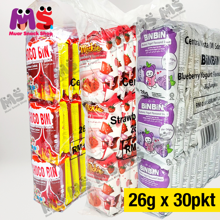 CV Choco Bin/ Mickie 26g x 30pkt | Corn Snack / Snek Jagung Perisa ...