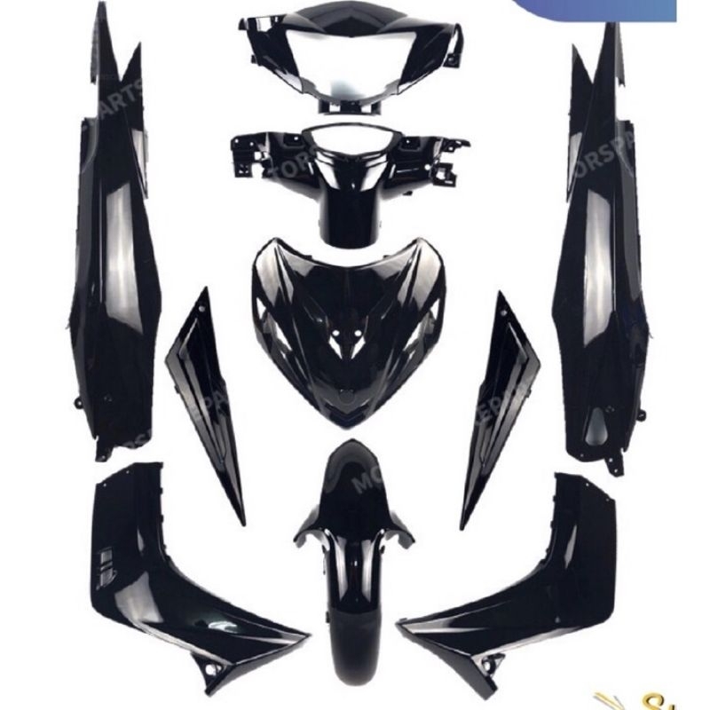 LC135 V1 V2 V3 V4 V5 V6 V7 COVER SET HLD BLACK YAMAHA | Shopee Malaysia