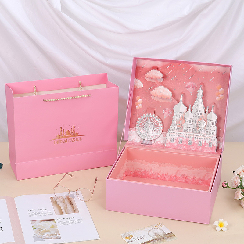Premium Crave Gift Box Valentine's for Gifts Pink Love Box Gift Packing ...