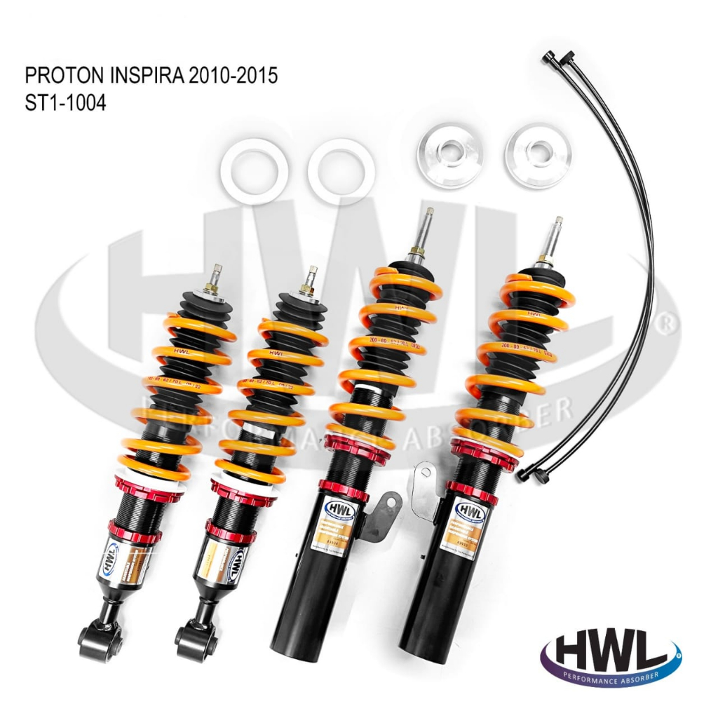 Proton Inspira / Mitsubishi Lancer GT - HWL ST-1 Fully Adjustable ...