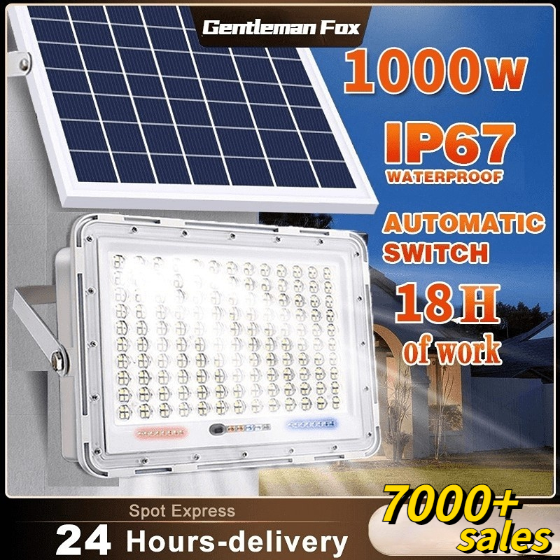 🔥Ready Stock🔥Lampu solar outdoor Waterproof IP67 3000W Solar light ...