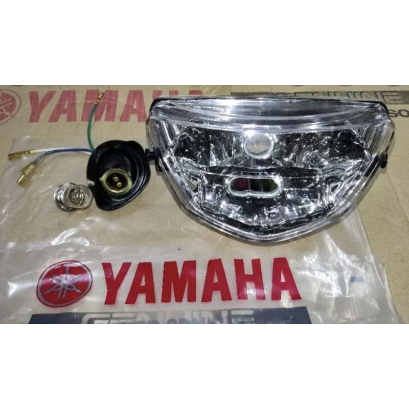 ORIGINAL LAMPU DEPAN Y125Z YAMAHA Y125 Y125ZR HEAD LAMP INCLUDE SOCKET & BULB ORIGINAL YAMAHA ...