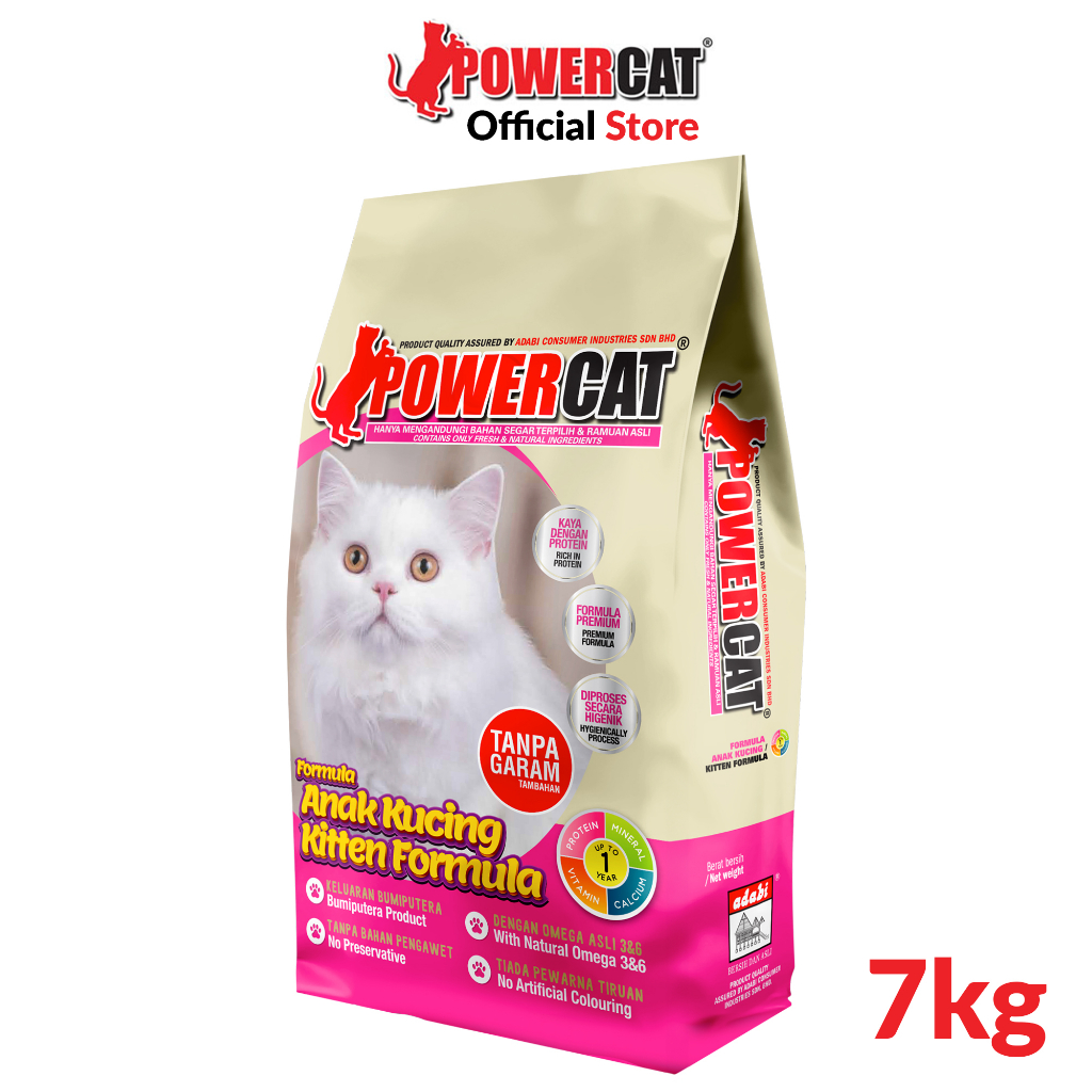 Powercat Kitten Formula Dry Food 6.5kg | Shopee Malaysia