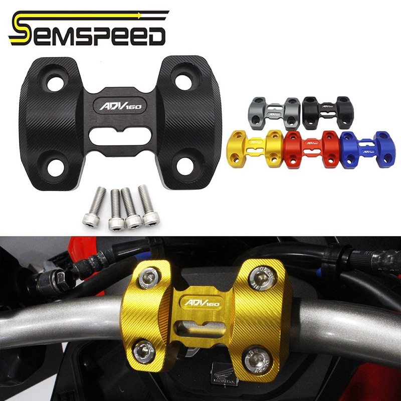 【SEMSPEED】For Honda ADV 160 ADV150 Logo ADV160 Handlebar Riser Pressure ...