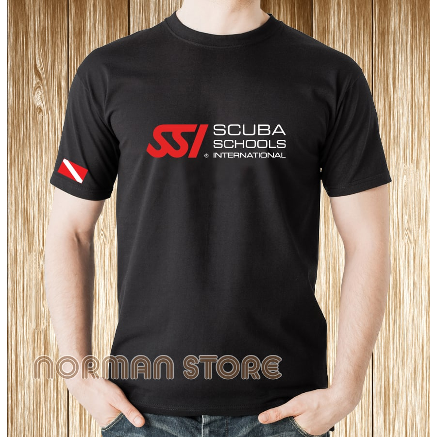 Scuba Diving T-shirt SSI microfiber quick dry premium baju | Shopee ...