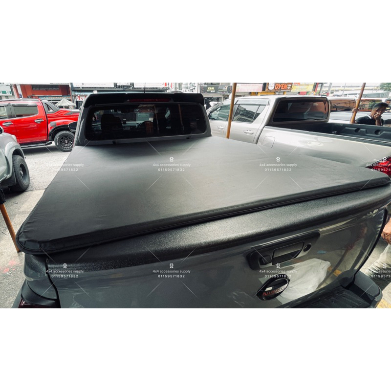 Tri-Fold Soft lip Ford Ranger T9 Navara Np300 Pro 4x Hilux Vigo Revo ...