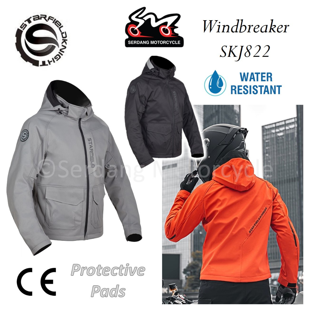 Star Field Knight SKJ822 Riding Hoodie Protective Pads Waterproof Hood ...