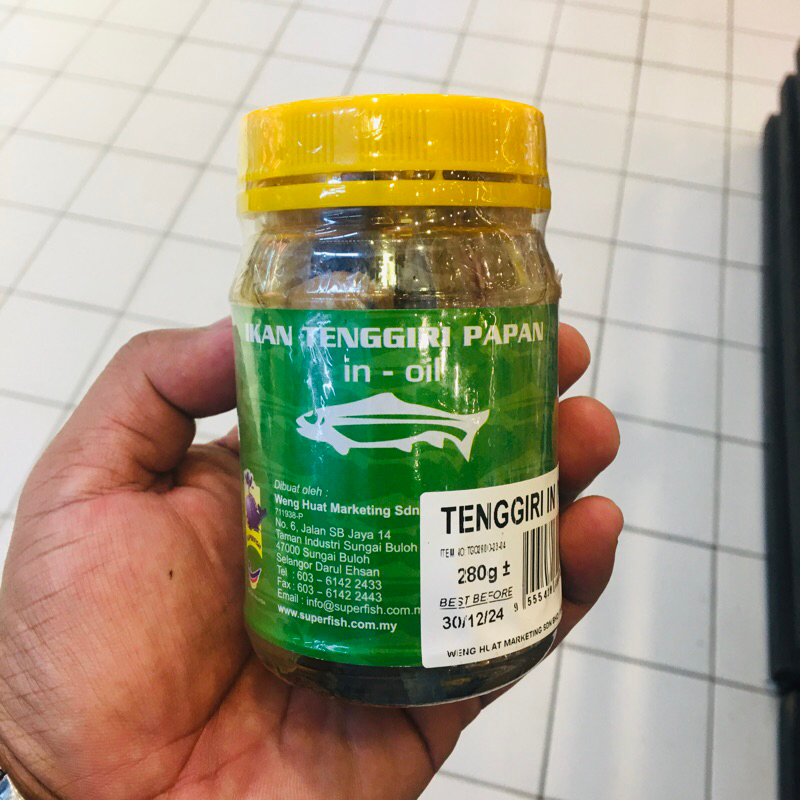 Ikan Tenggiri Papan in oil 280g | Shopee Malaysia