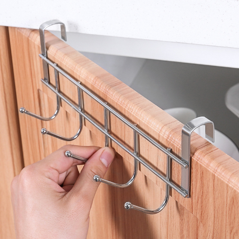 Multipurpose High Quality Stainless Steel 5 Hook Organizer Cabinet Coat ...