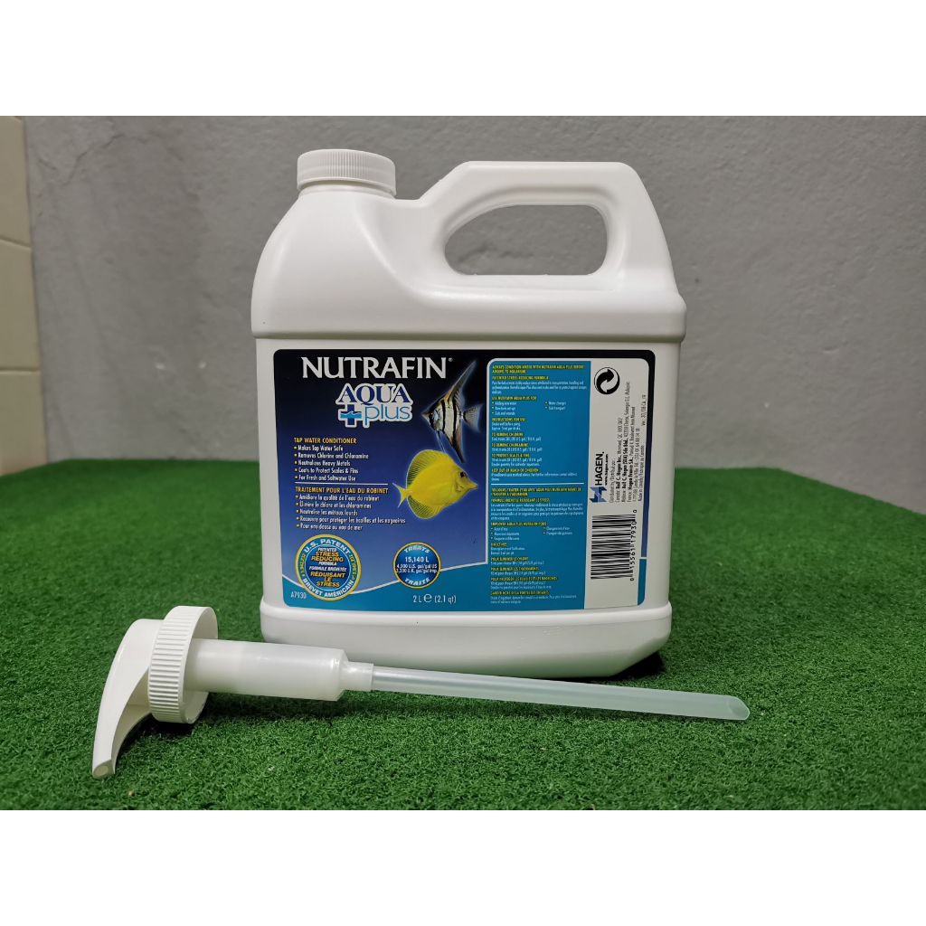 Nutrafin Aqua Plus 2L. Anti Chlorine Chloramine Fish Protection ...