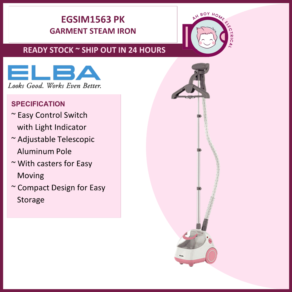 Elba Garment Steam Iron - EGSI-M1563(PK) | Shopee Malaysia