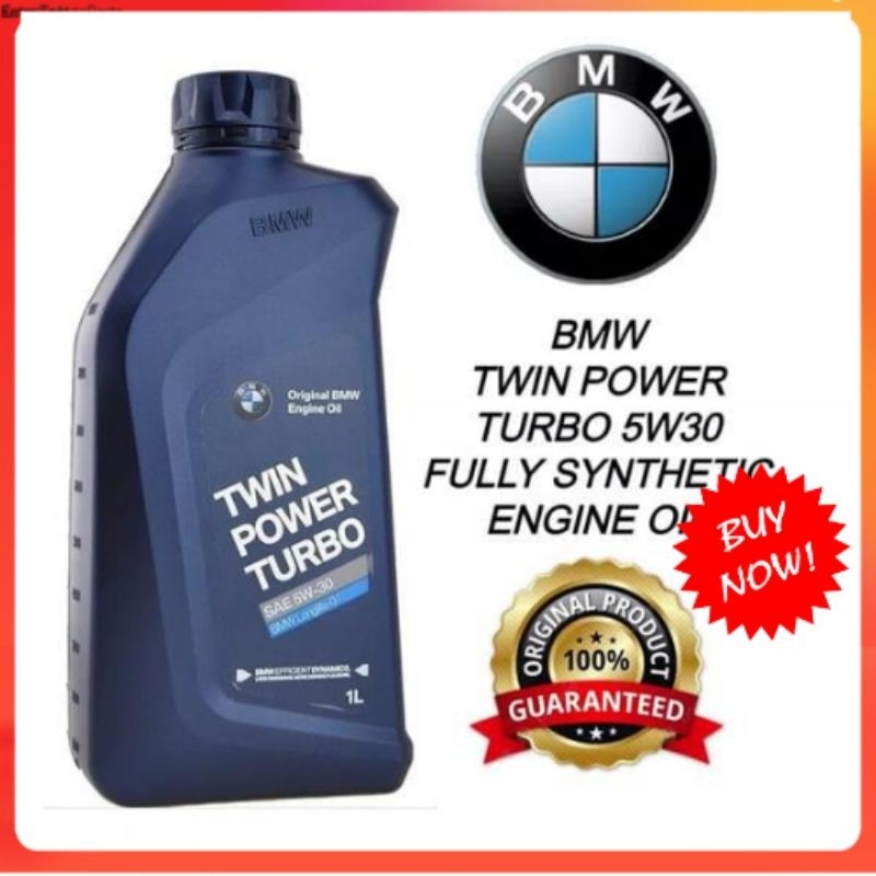 BMW TWIN POWER TURBO 5W30 Fully Synthetic Engine Oil 1L | Shopee Malaysia