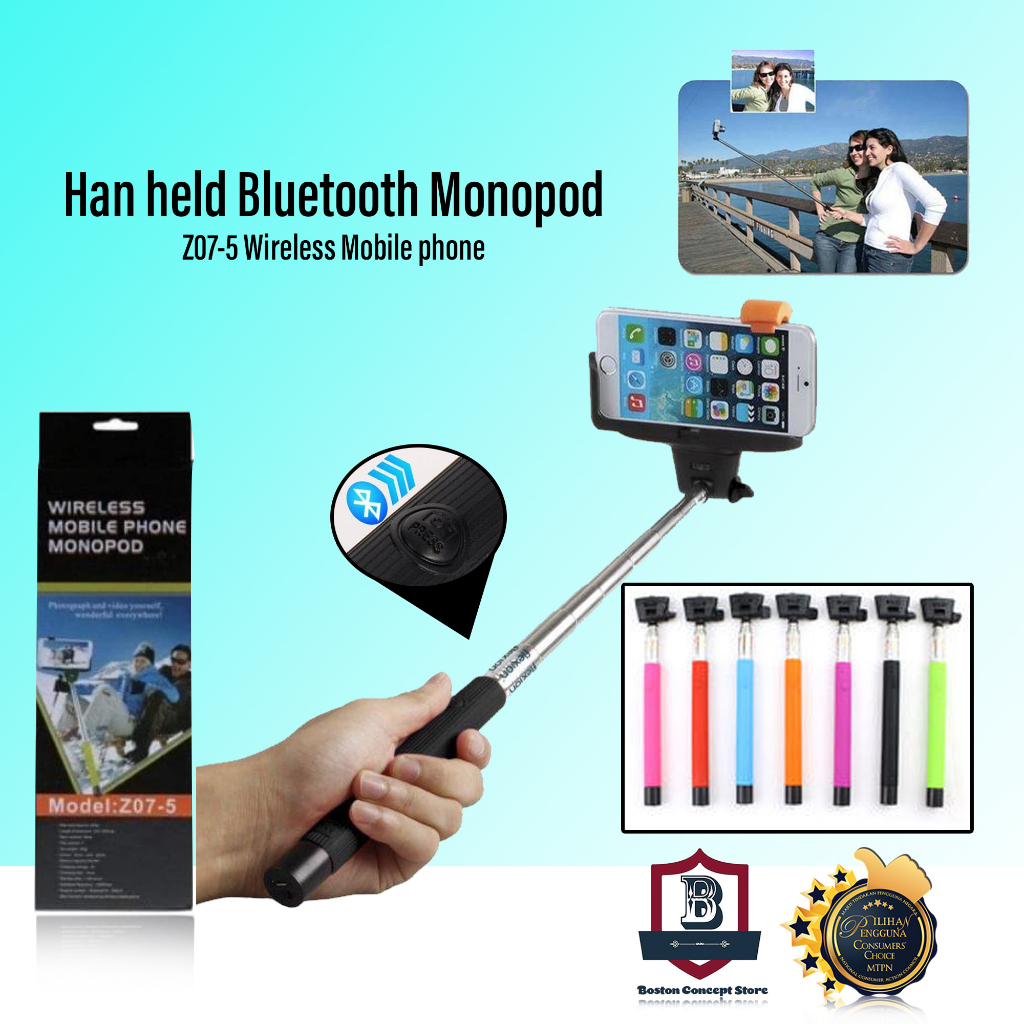 BOSTON Z07-5 Wireless Mobile phone Han held Bluetooth Mono pod ( Build ...