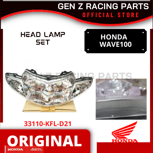 OE Head Lamp HONDA Wave 100 Unit Front Complete Light (OE) | Shopee ...