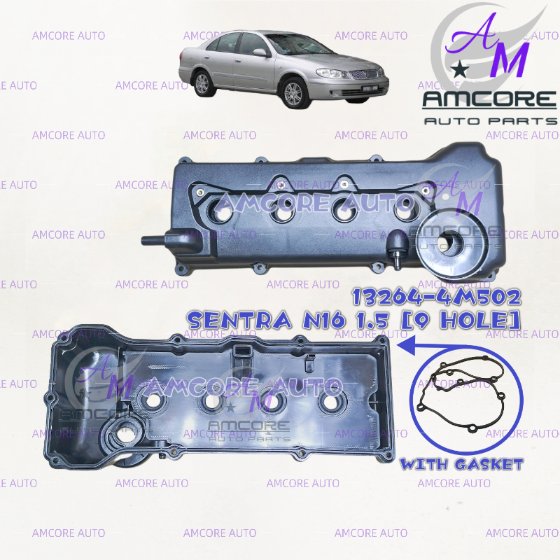 NISSAN SENTRA N16 1.5 (9 HOLE) - VALVE COVER / VALVE ROKER COVER ...