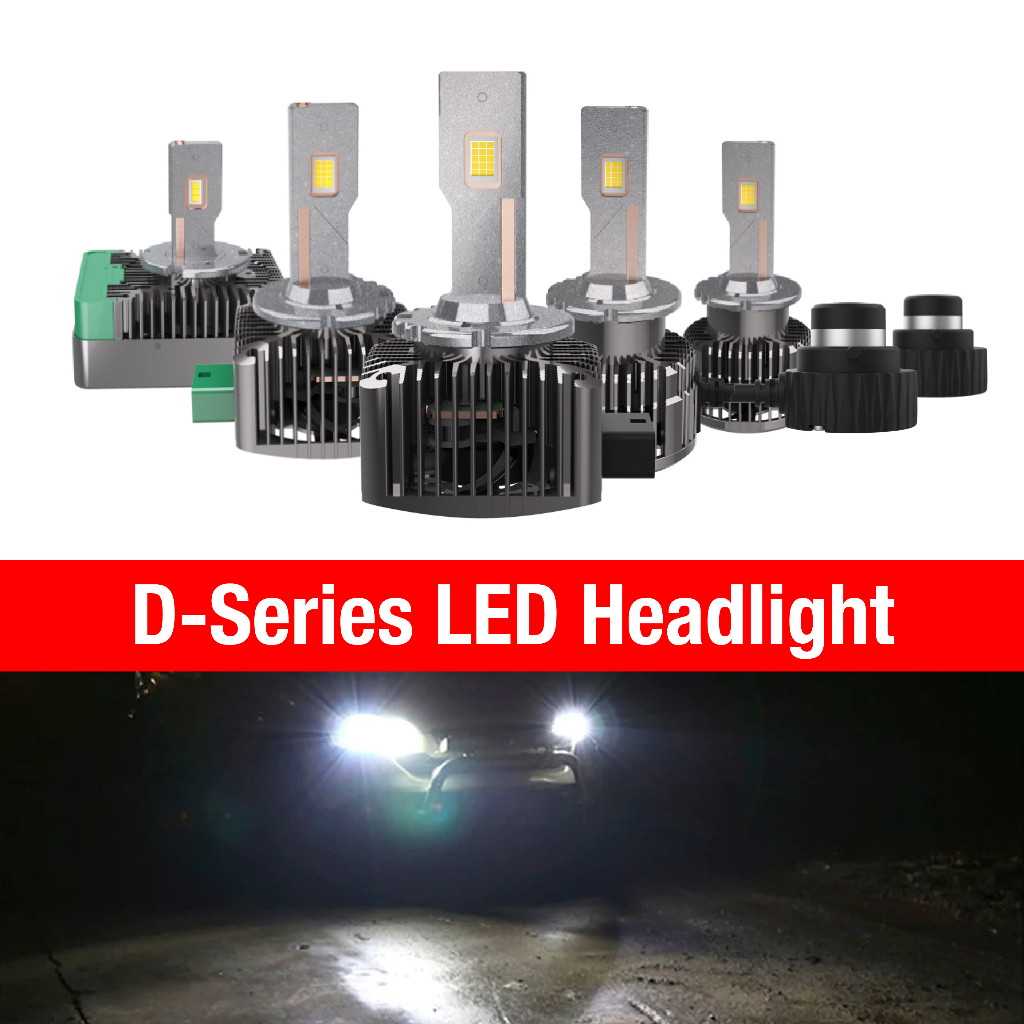 D-Series LED Headlight 1:1 Match Original Bulb D1S D2S D3S D4S D5S D8S Canbus Super Bright Plug ...