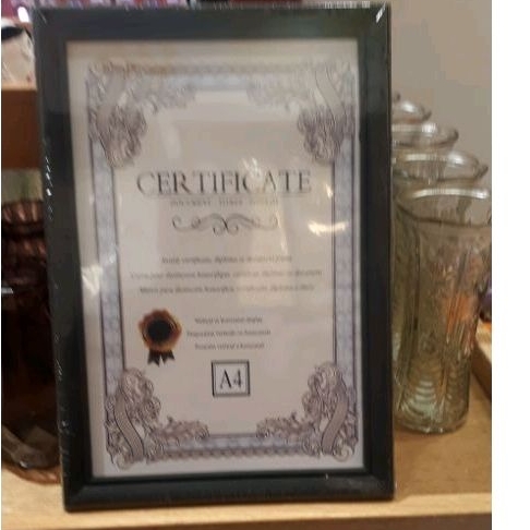 Dokumen frame gambar atau certificate murah murah | Shopee Malaysia