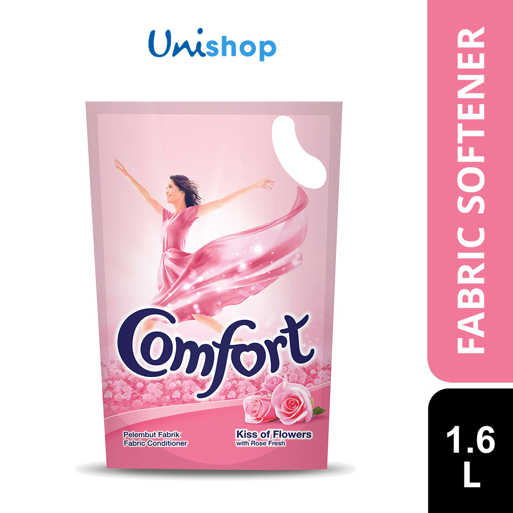 Comfort Dilute Fabric Softerner Refill Kiss of Flowers 1.6L | Shopee ...