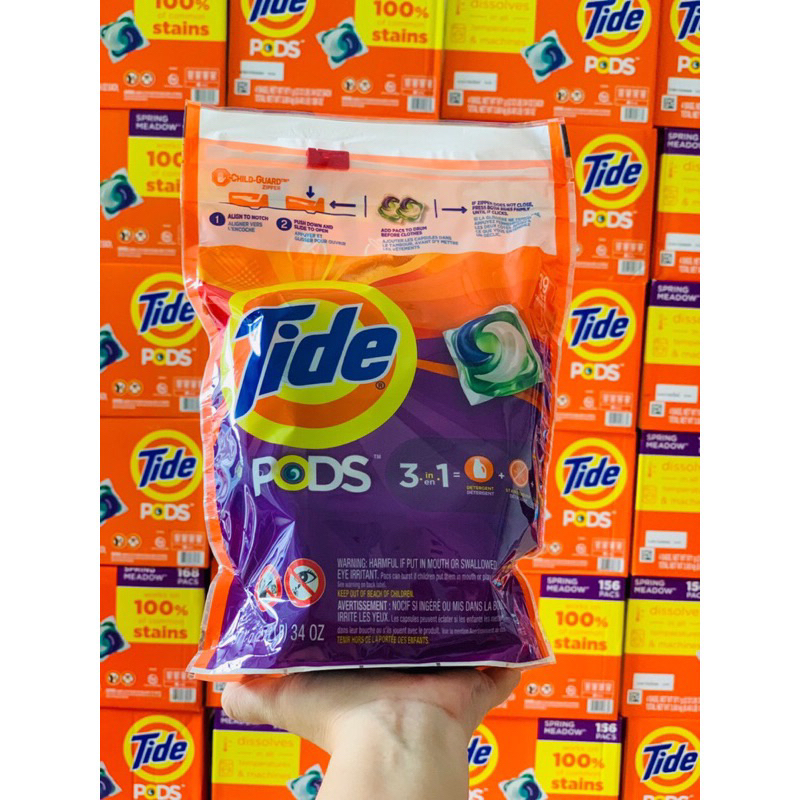 ( New packaging )Tide Pods 3in1 Laundry Capsules 39/156pcs | Shopee ...