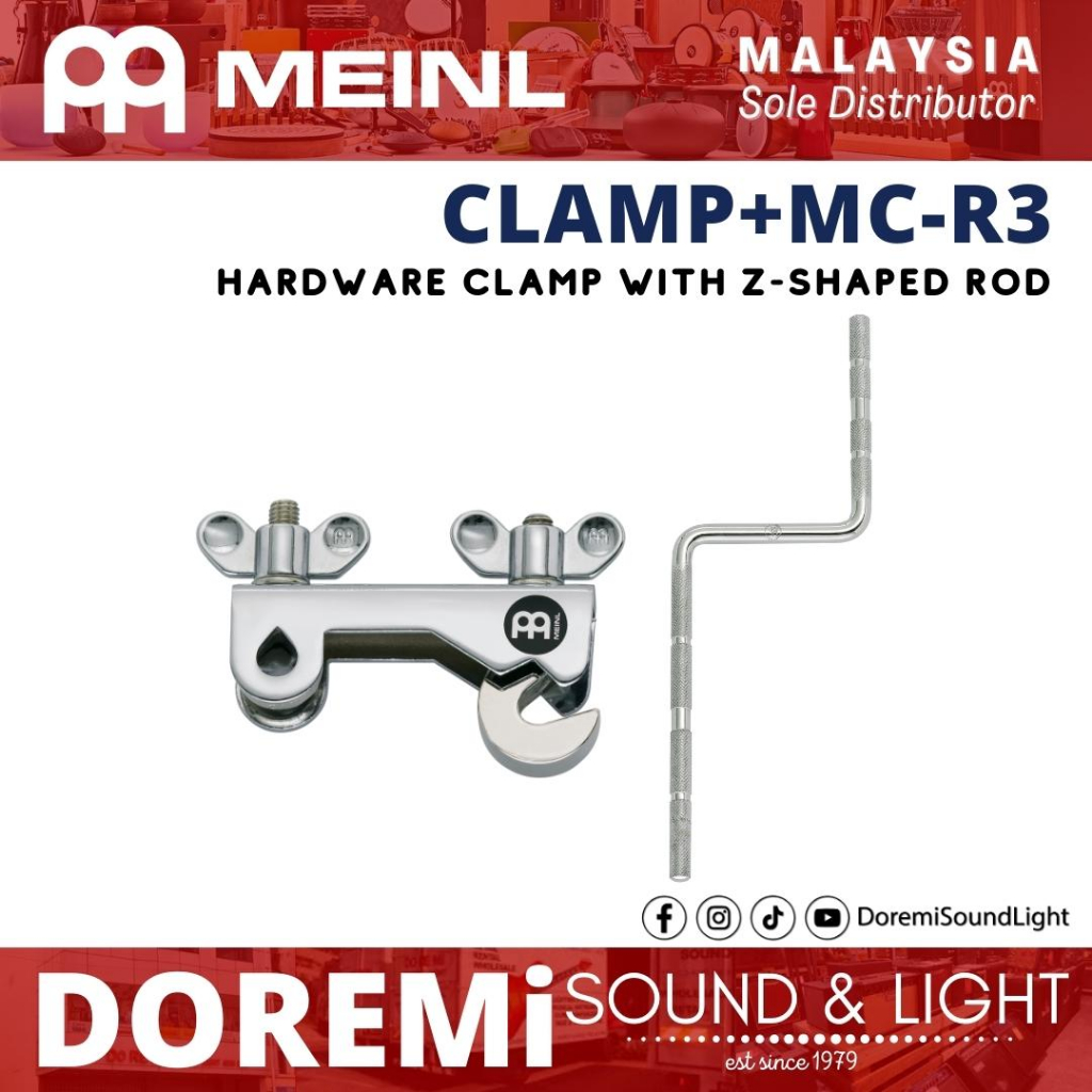 Meinl CLAMP+MC-R3 Clamp with Z-Shaped Rod | Shopee Malaysia