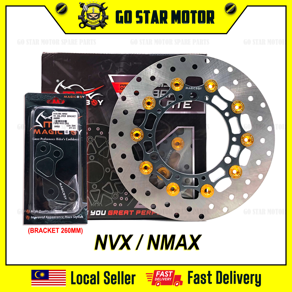 YAMAHA NVX155 NVX V1 V2 NMAX N-MAX NMAX155 Front Disc Plate 260mm ...