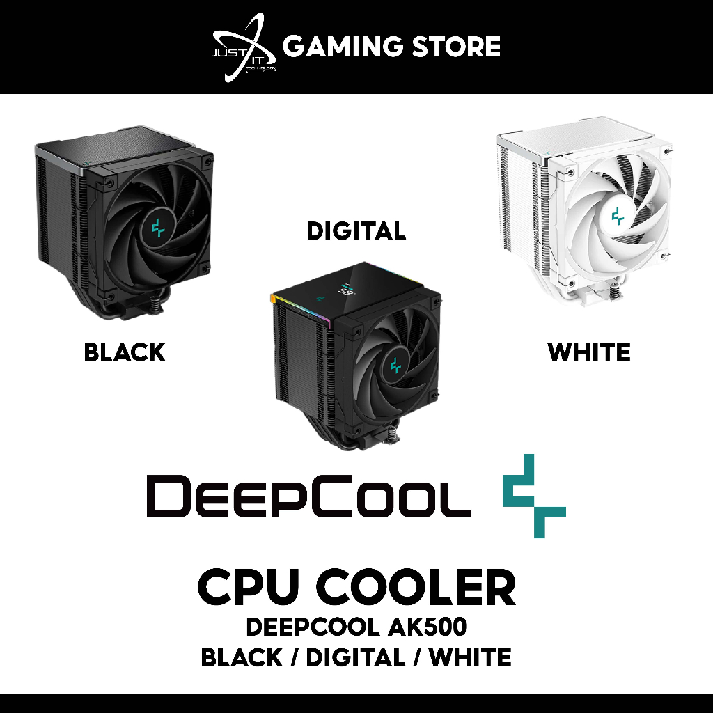 DEEPCOOL AK500 AIR COOLER ( ZERO DARK / DIGITAL / WHITE ) | Shopee Malaysia