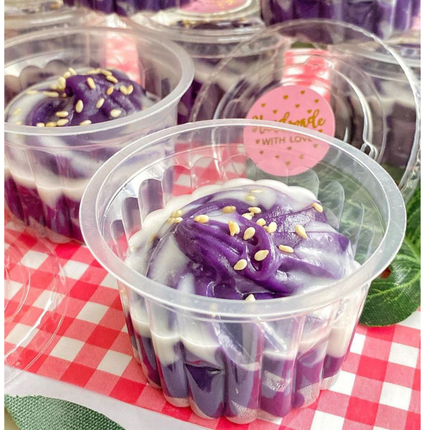 PPF - (10 Pcs) Disposable Plastic Pudding Dadih Cup Lid | Agar-agar ...