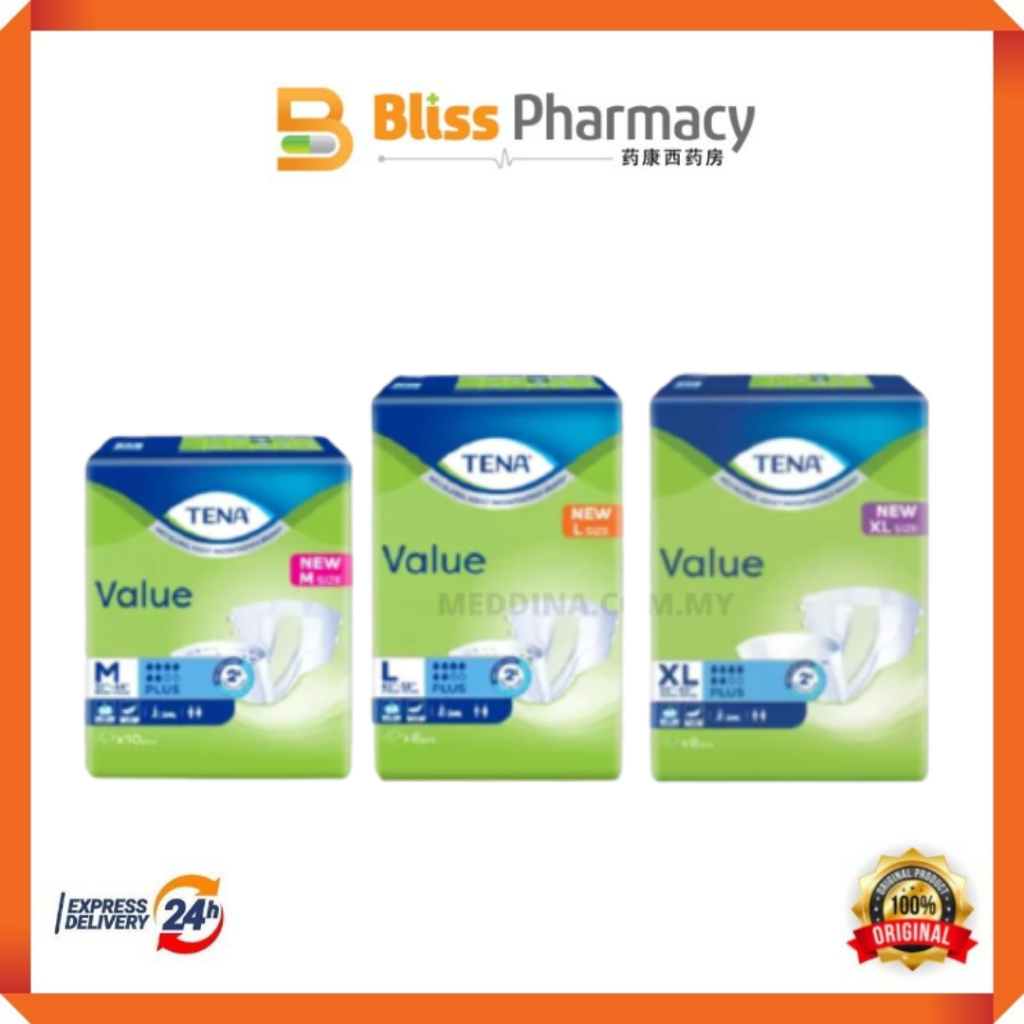 Tena value M(10pcs)/L(8pcs)/Xl(8pcs) | Shopee Malaysia