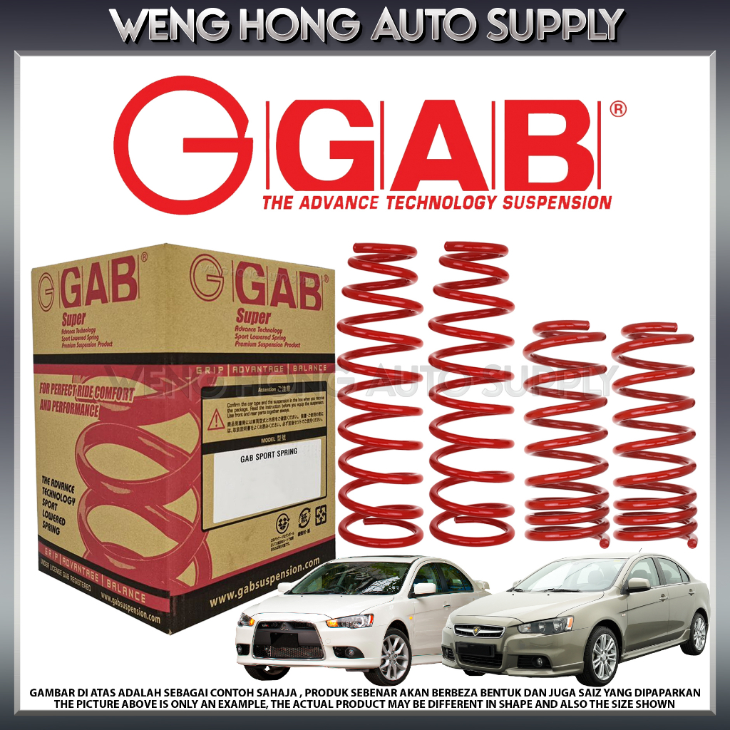 [ GAB ] Proton Inspira , Mitsubishi Lancer GT CY2A CY4A Lowered Spring , Sport Spring SP Series ...