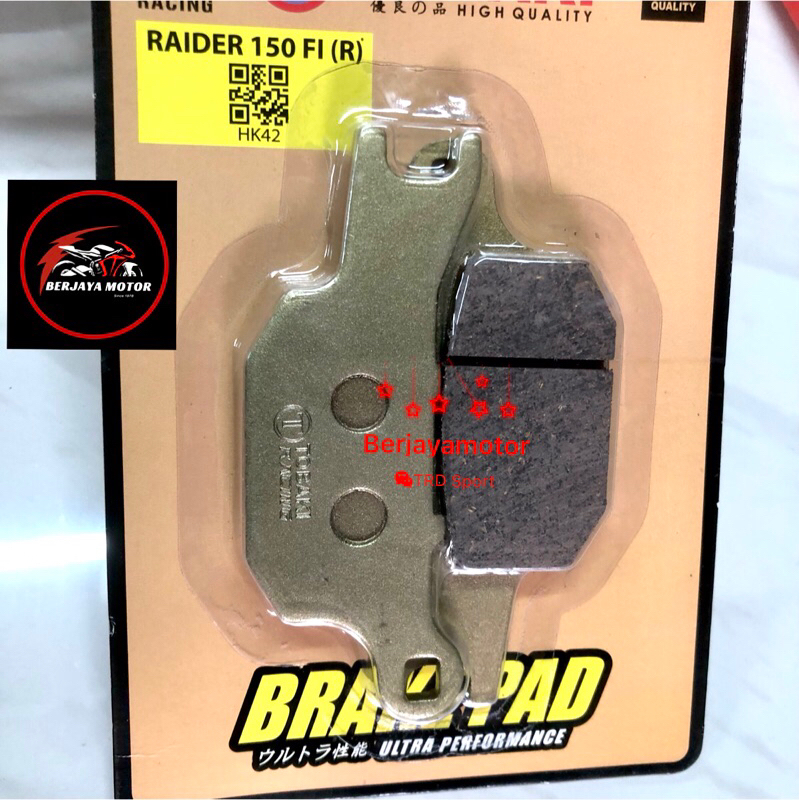 brake pad front suzuki txr / rear kr150 /Rear Raider150 Fi | Shopee ...