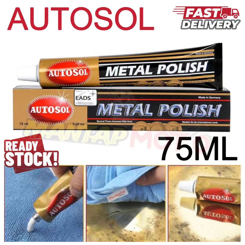 AUTOSOL 75ML // BRASSO 200ML // AUTOSOL METAL POLISH RUST REMOVER ...