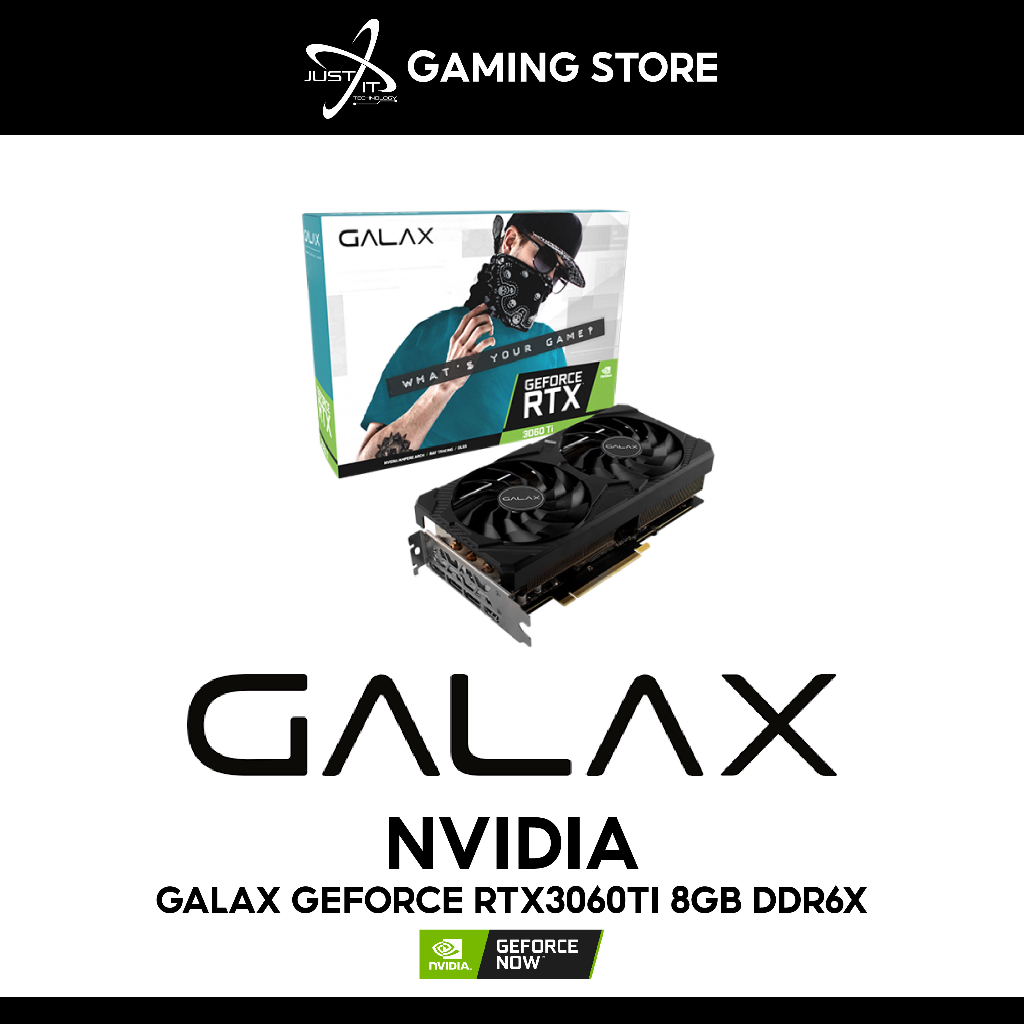 GALAX GeForce RTX3060 TI GDDR6X SG 1-Click OC Plus 8GB GDDR6X GRAPHICS ...