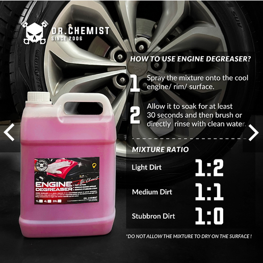 Engine Degreaser Chemical 4KG Alkaline Degreaser Rim Wash Chain Cleaner ...