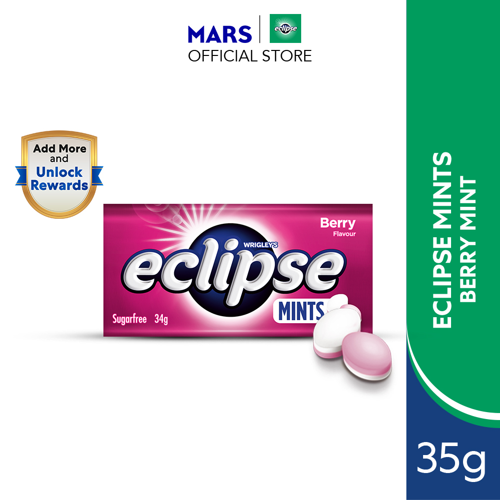 [Bundle Promo -20%] Eclipse Mints Berry Mint Tins 35g Candy / Sugar ...