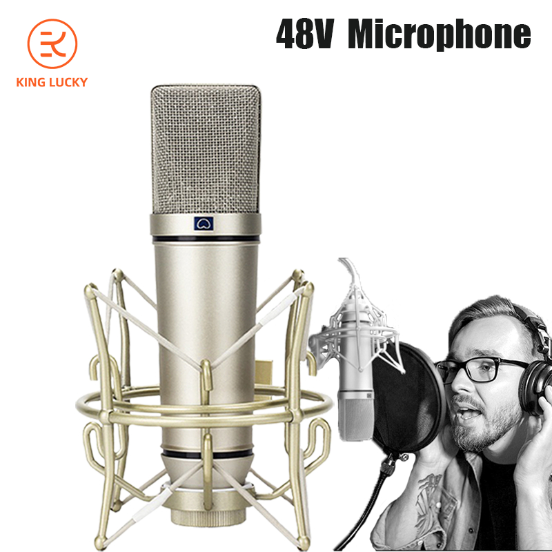 KINGLUCKY Microphone KINYO Noise Reduction Professional Condenser Mic ...