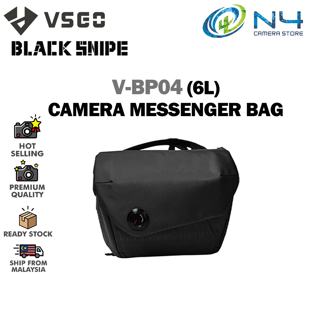 VSGO V-BP04 6L Camera Messenger Bag Photography Camera Shoulder Bag Camera Bag Shoulder ...