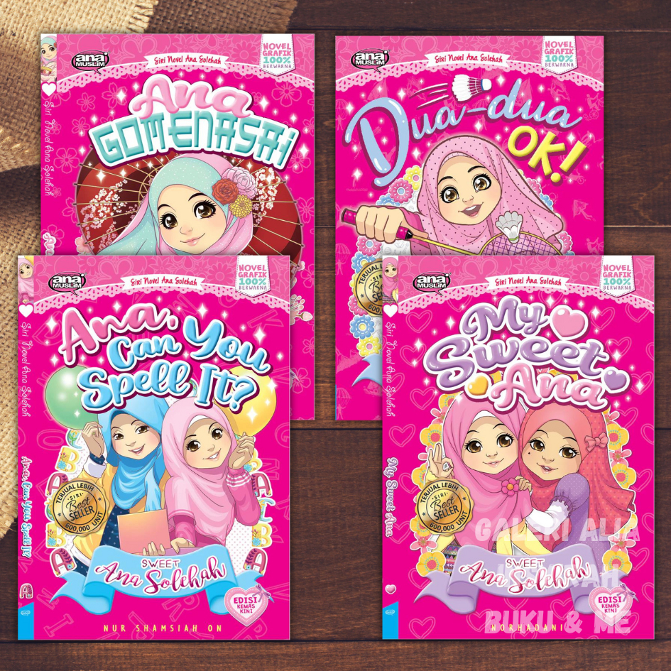 Buku Novel Remaja Kanak kanak ANA MUSLIM Siri Novel Ana Solehah Novel Bergambar | Shopee Malaysia