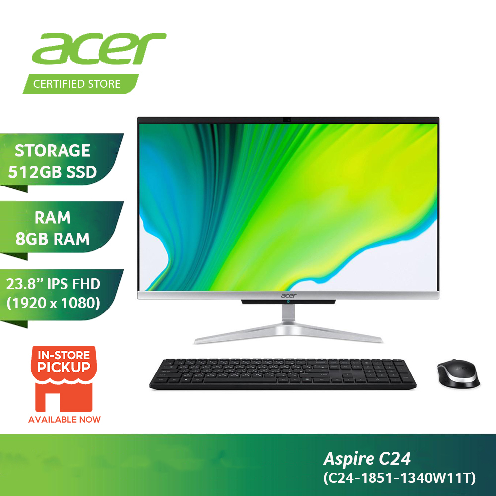 ACER ASPIRE C24-1851-1340W11T ALL-IN-ONE DESKTOP PC ( I5-1340P 8GD4 ...