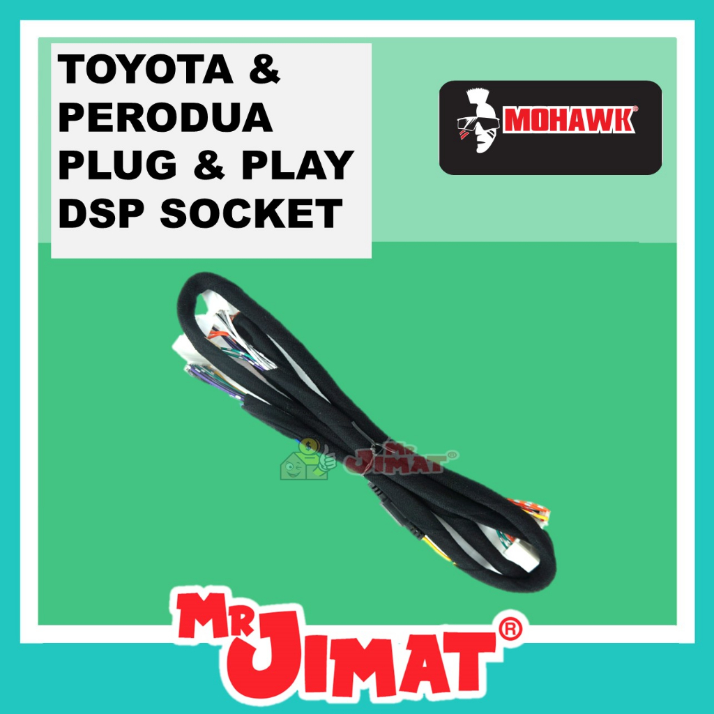 Mohawk Toyota / Perodua DSP Plug and Play Socket for Android Player | Shopee Malaysia