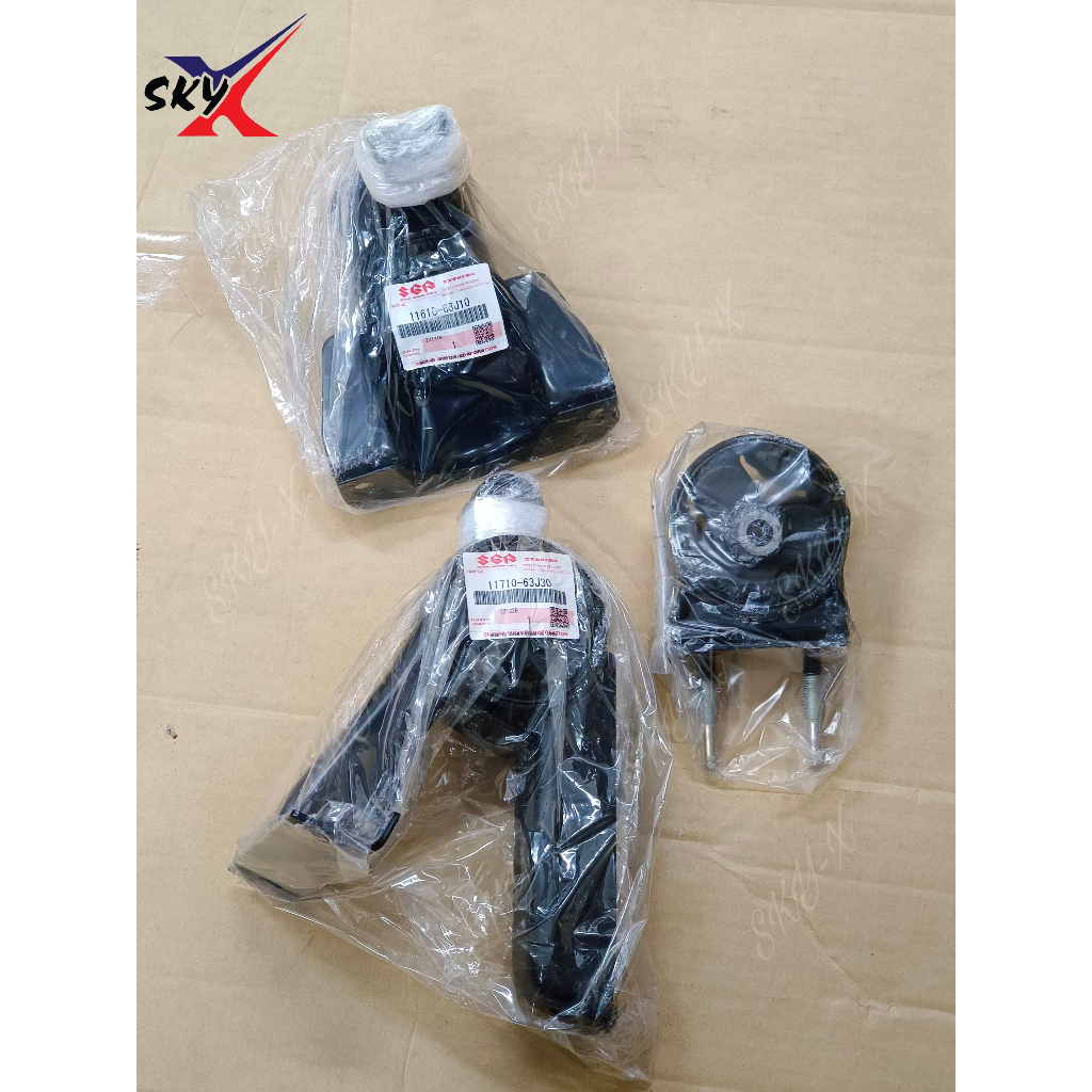 SUZUKI ENGINE MOUNTING SET 3IN1 (11610-63J10/11620-63J00/11710-63J30 ...