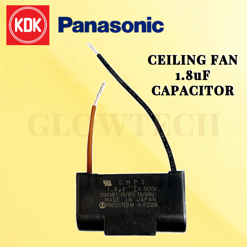 PANASONIC/KDK [ORIGINAL] 1.8uF Ceiling Fan CAPACITOR | Shopee Malaysia