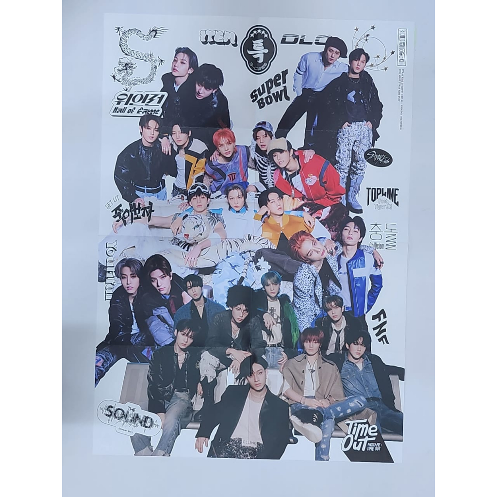 Stray Kids 5 Star Poster Official Rare Collectibles (Free Gift Included ...