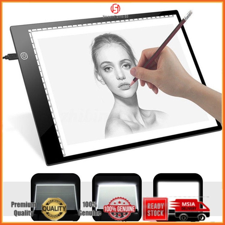 LED Light Drawing Pad Digital Graphic Tablet A3 A4 Stencil Drawing ...